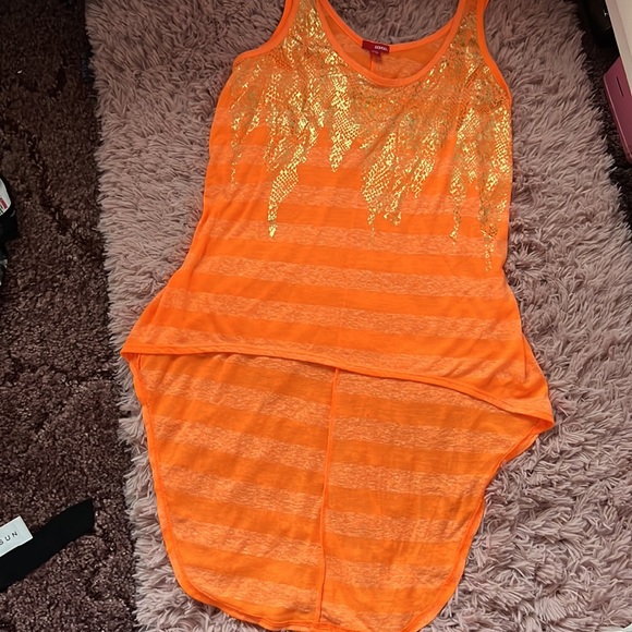 BONGO | Tops | Bongo Orange Hilo Tank Top | Poshmark